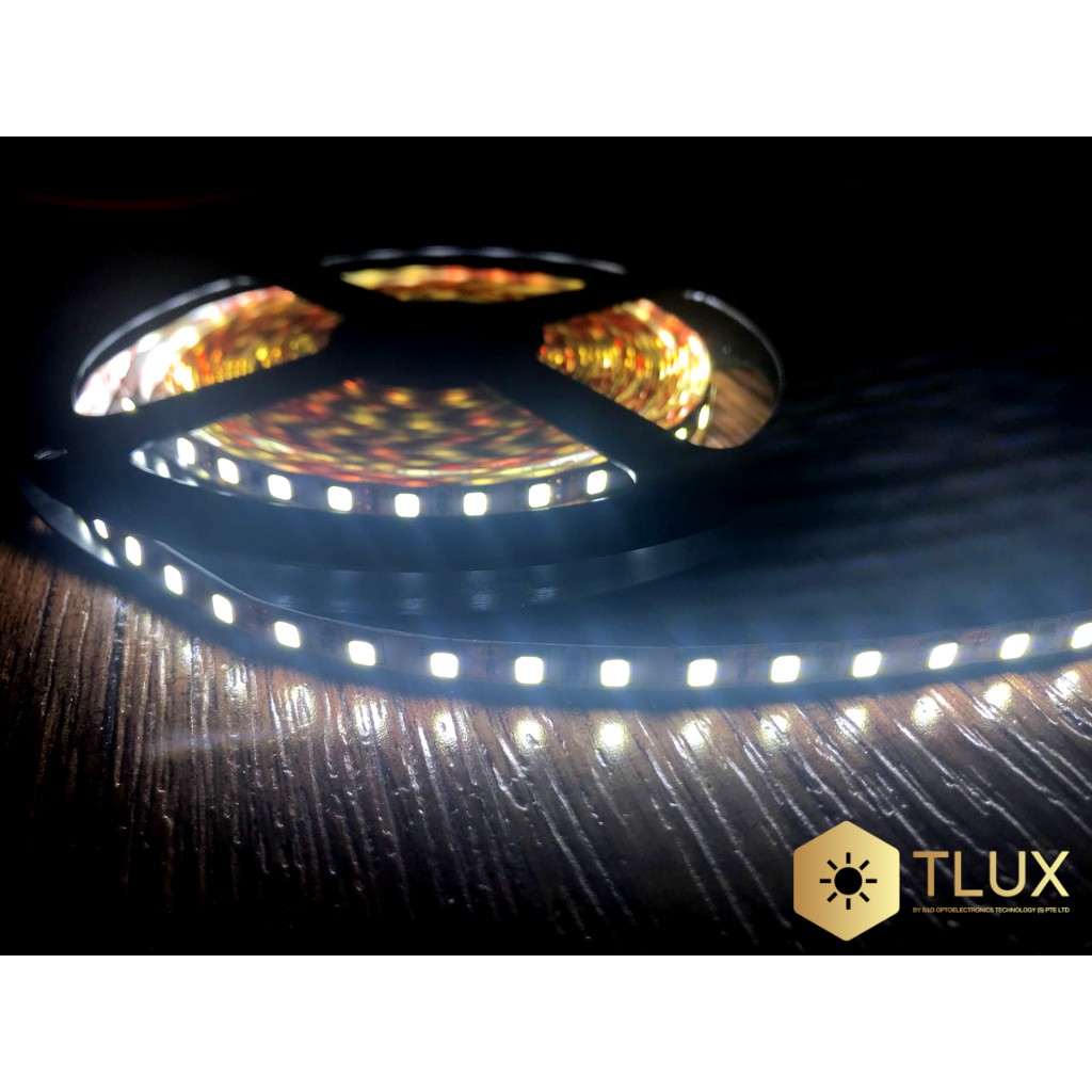 High Lumen LED Lighting Strip 12V 5-Meter IP20 2835-120 - TLUX
