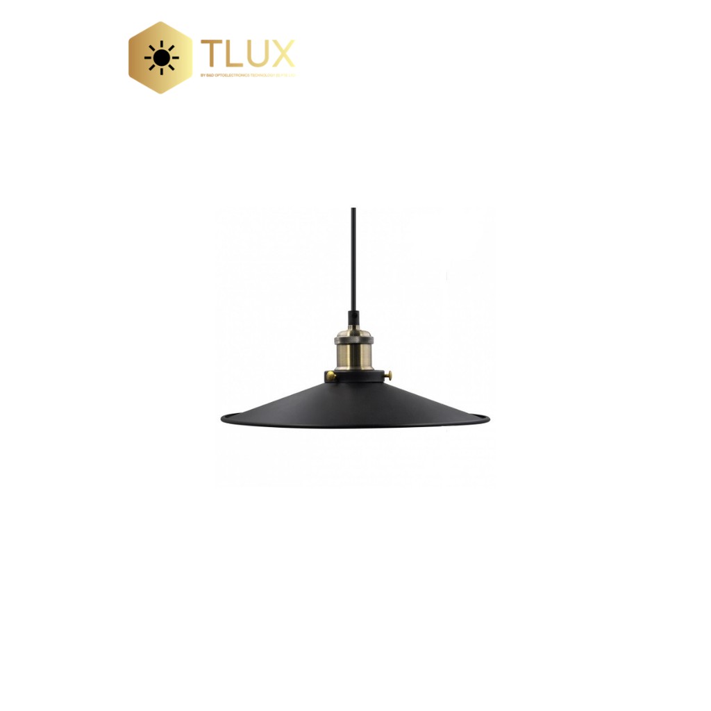 Black Metallic Triangle Industrial Pendant Light Fixture – TLUX