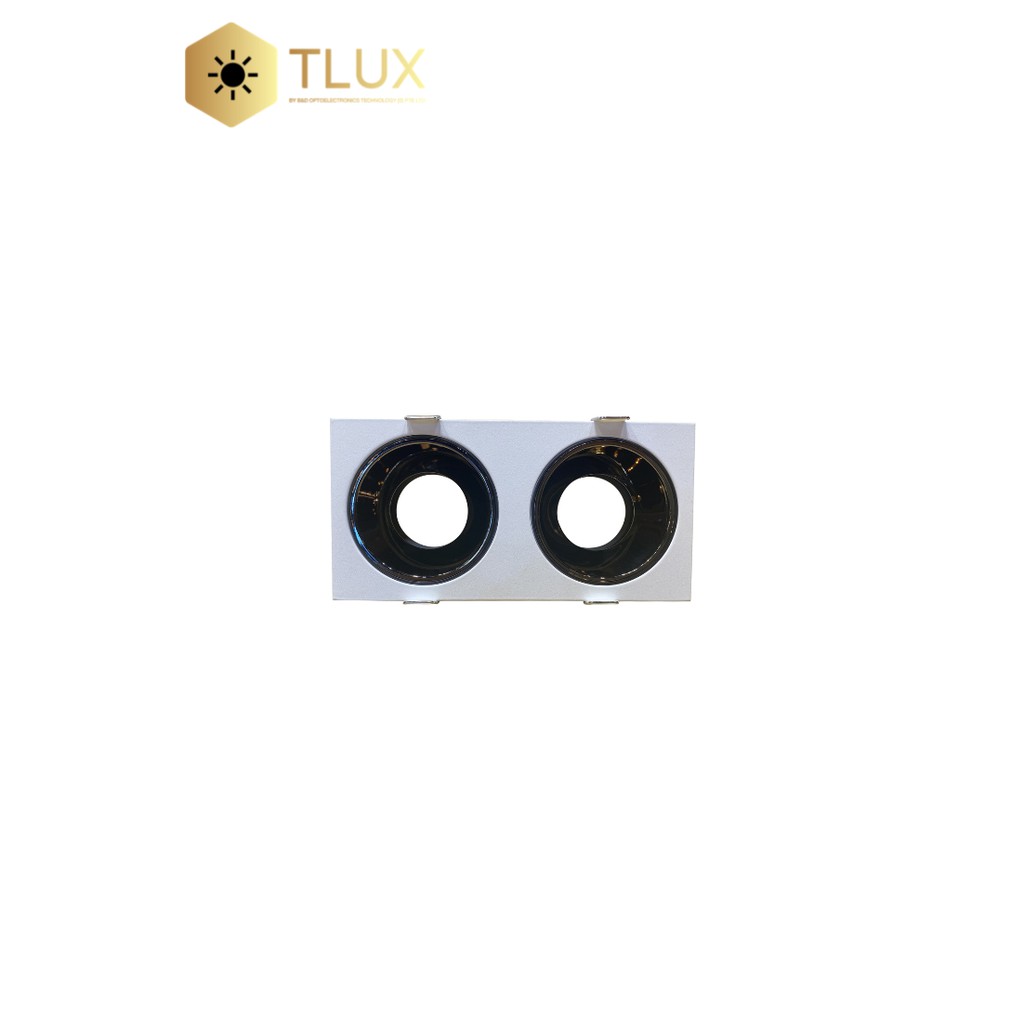 Dual Head Deep Recessed GU10 Ceiling Fixture - TLUX