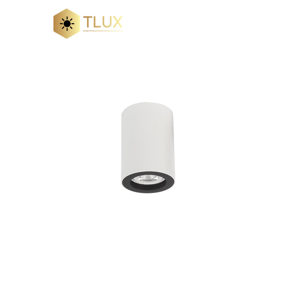 Round Single Head Surface Mount GU10 Ceiling Fixture - TLUX