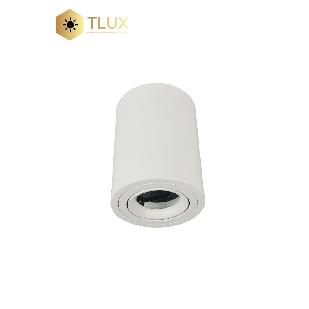 Single Round Head Adjustable GU10 Surface Mount Ceiling Fixture - TLUX