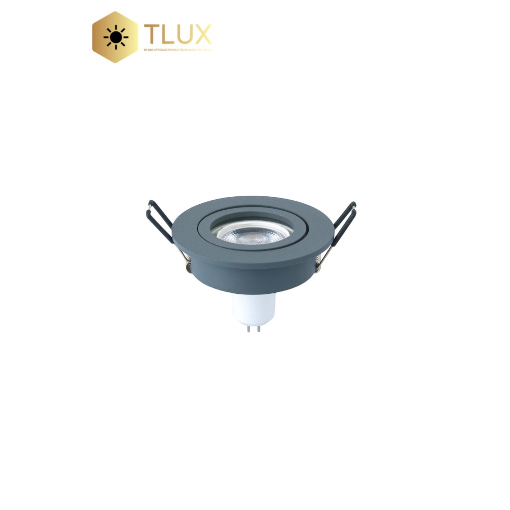 Single / 1 Head GU10 Ceiling Spotlight / Downlight Fixture – TLUX